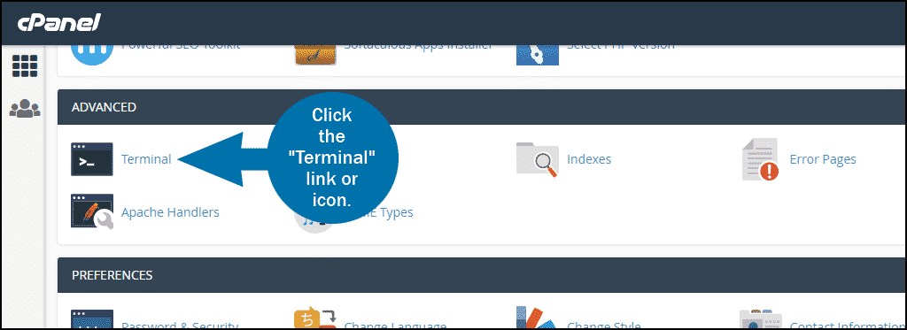 Ability Terminal Feature CPanel How To Enable It 