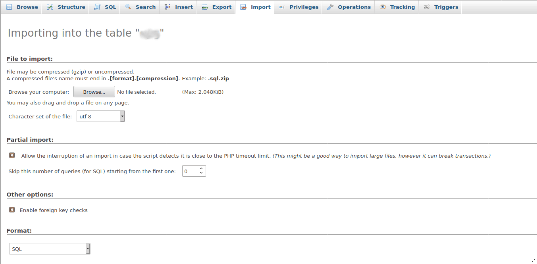 PhpMyAdmin Max Upload Size Is It Preventing Database Restore 